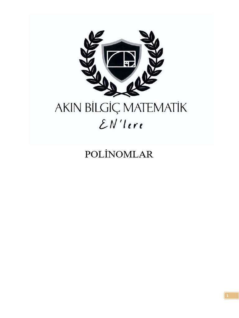 POLİNOMLAR | PDF