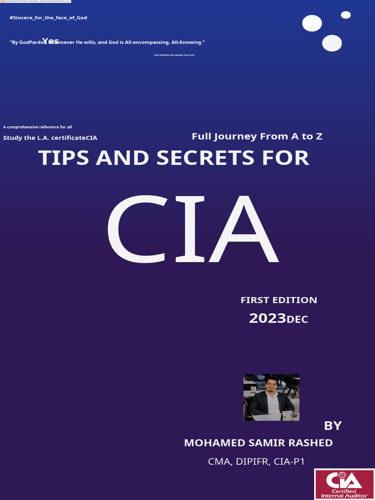 CIA Tips and Secrets by Mohamed Samir Rashed - Ar.en | PDF | Internal ...