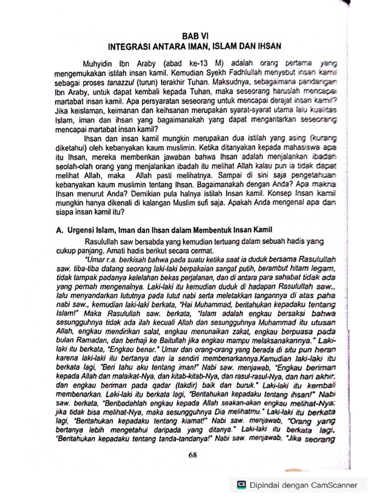 Integritas Islam, Iman, Ihsan | PDF