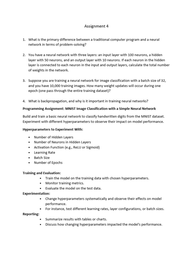 Assignement 4 | PDF | Teaching Methods & Materials | Computers