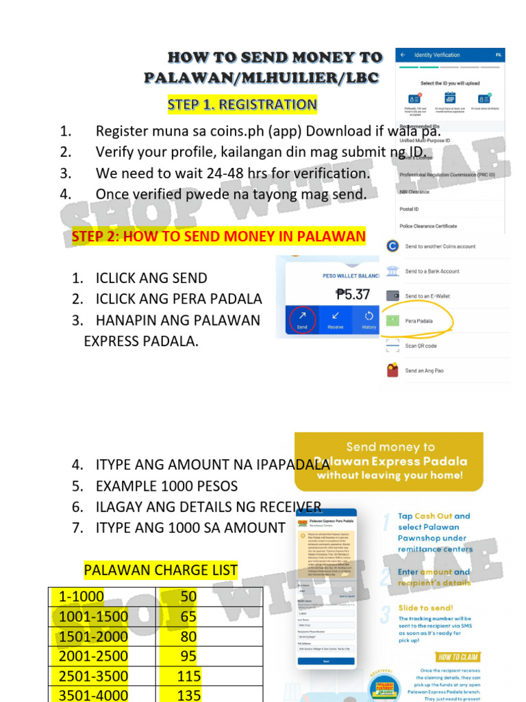 PALAWAN EXPRESS TUTORIAL (SHOP WITH MAE) | PDF PALAWAN EXPRESS TUTORIAL (SHOP WITH MAE) | PDF