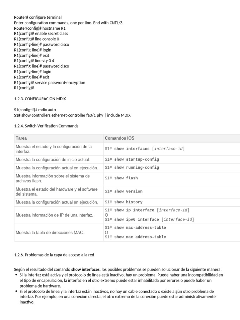 Cisco 1-1 | PDF | Yo Pv6 | Enrutador (Computación)