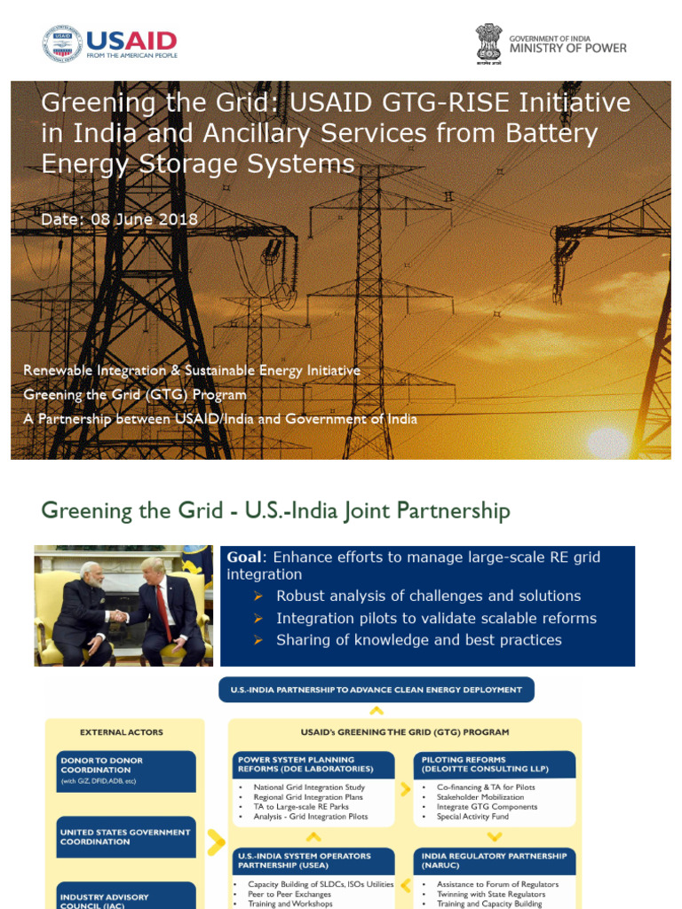 Satish Singh Greening The Grid - USAID GTG RISE Initiative in India and ... Satish Singh Greening The Grid - USAID GTG RISE Initiative in India and ...
