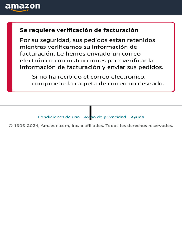 Se Requiere Verificación de Facturación | PDF | Finanzas y dinero