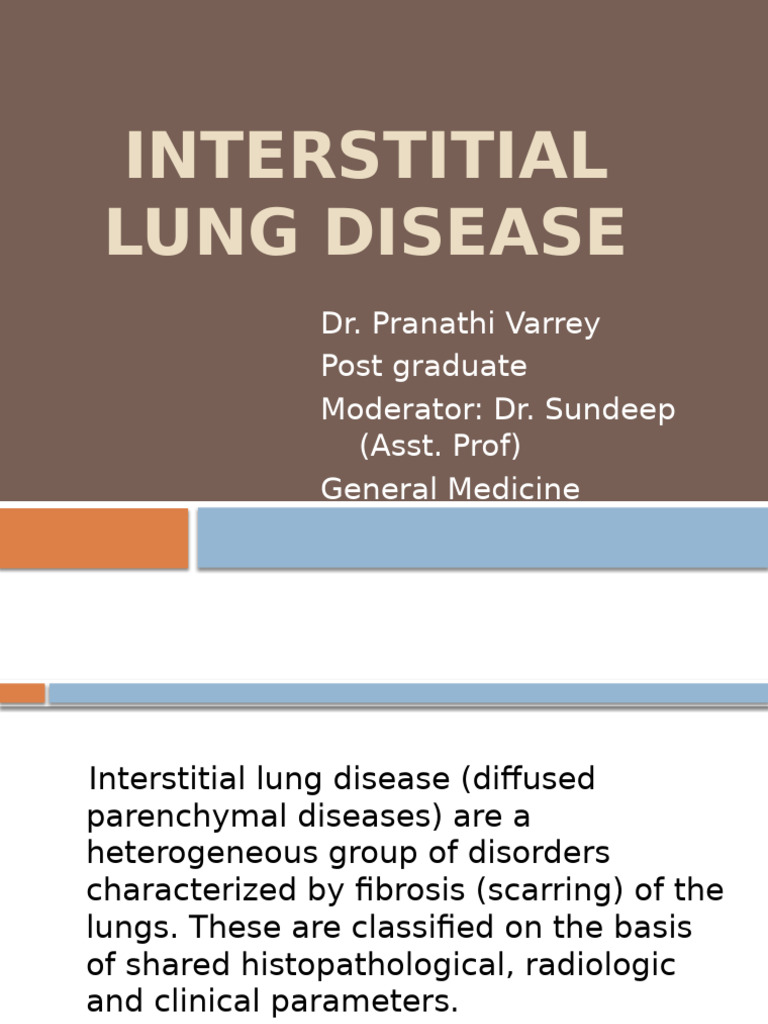 Understanding Interstitial Lung Disease | PDF | Lung | Pneumonia