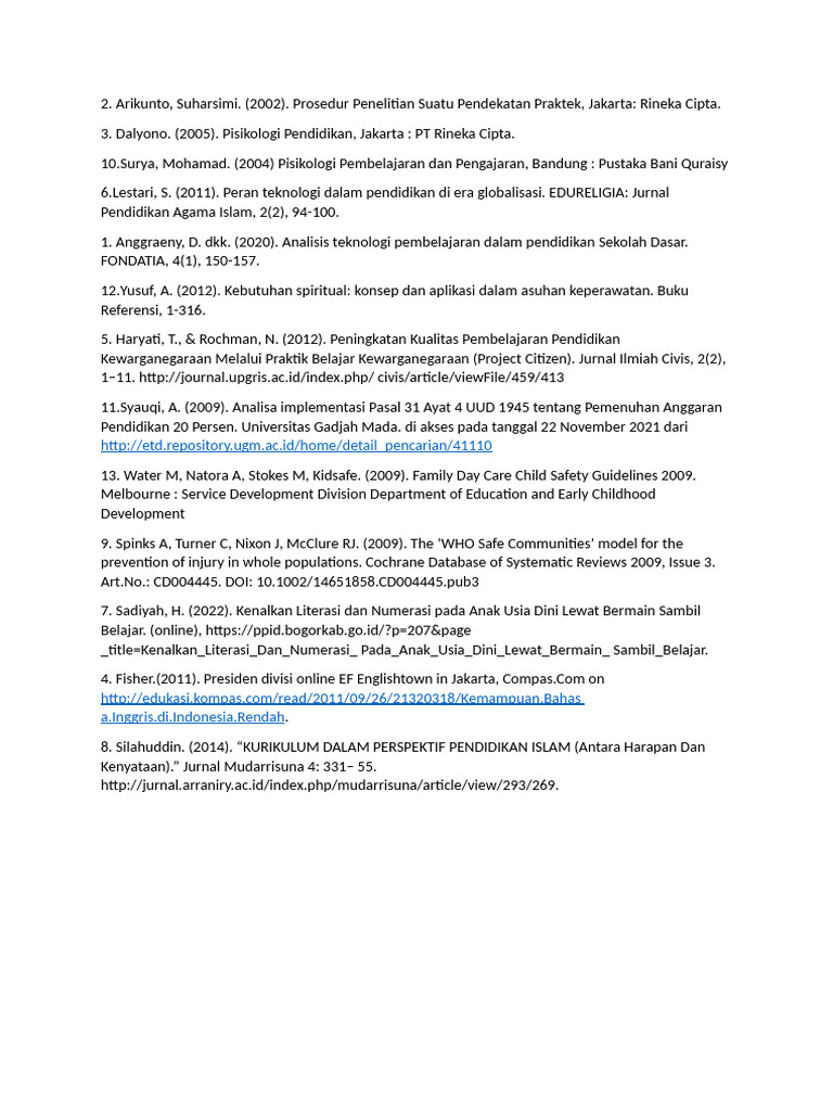 Dapus Proposal | PDF