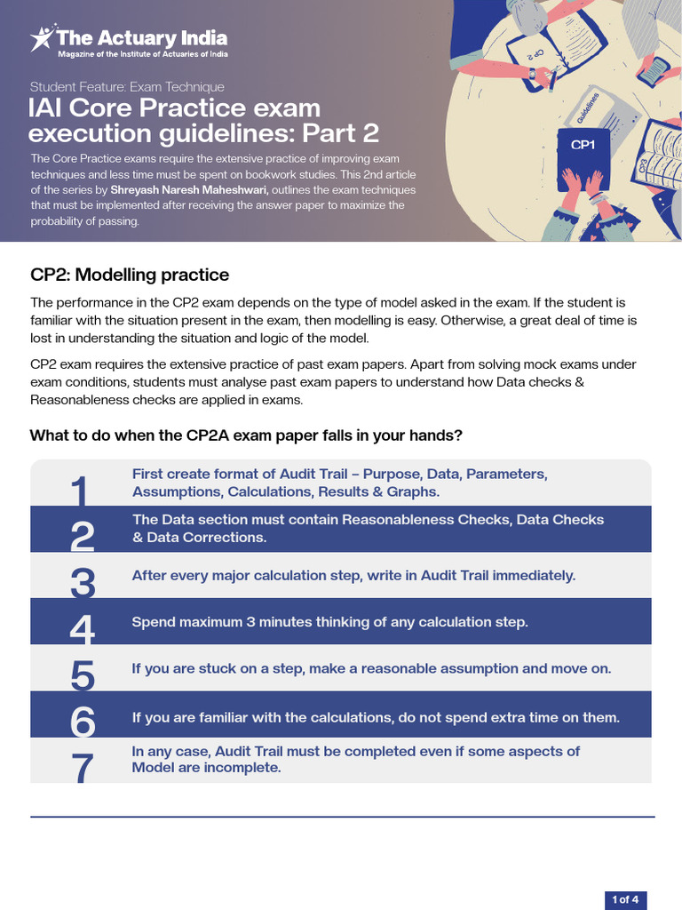 CP2 Exam tips | PDF | Retirement | Chi Squared Distribution