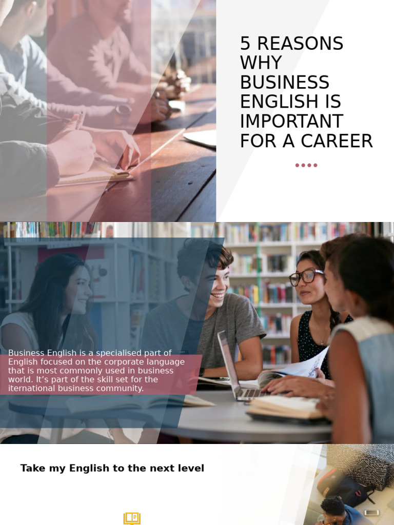 5 Reasons Why Business English Is Important | PDF | English Language ...