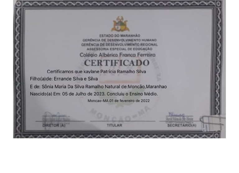 Certificado | PDF