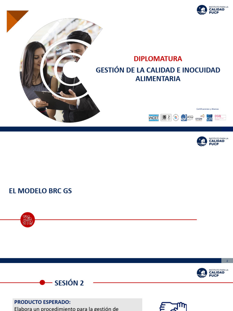 Gcia BRC PPT.S2 | PDF | Análisis de Riesgo y Puntos Críticos de Control | Seguridad alimenticia