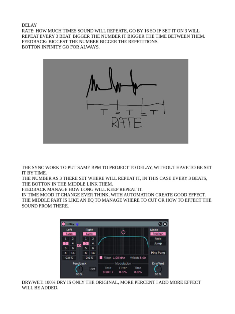 Sound Delay Settings Explained | PDF