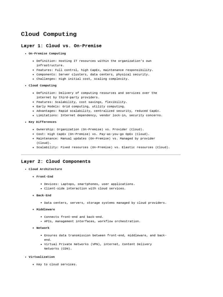 Cloud Computing Mindmap | PDF | Cloud Computing | Software As A Service Cloud Computing Mindmap | PDF | Cloud Computing | Software As A Service
