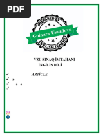 Soal TKA Bahasa Inggris Kelas 12 | PDF | Tea | Water