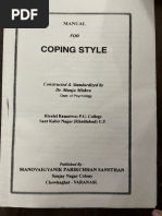 Brief COPE Inventory and Scoring Guide | PDF | Social Psychology ...