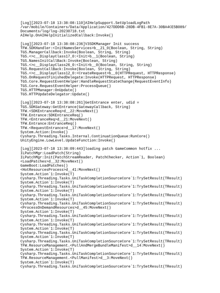 Log 20230718 | PDF | Boolean Data Type | Integer (Computer Science)