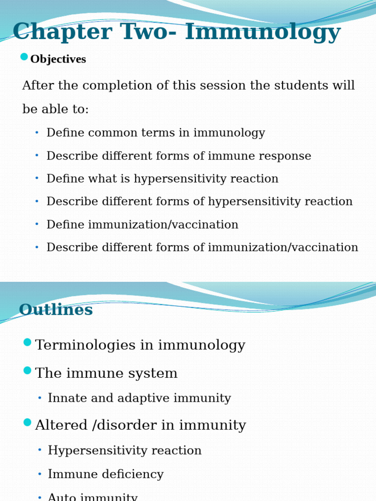 Chapter 2 Immunology | PDF | Immune System | Adaptive Immune System