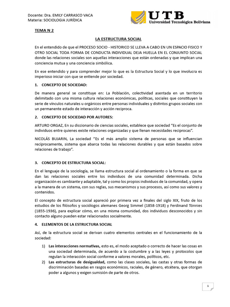 Estructura Social y Modos de Producción | PDF | Sociedad | Estructura ...