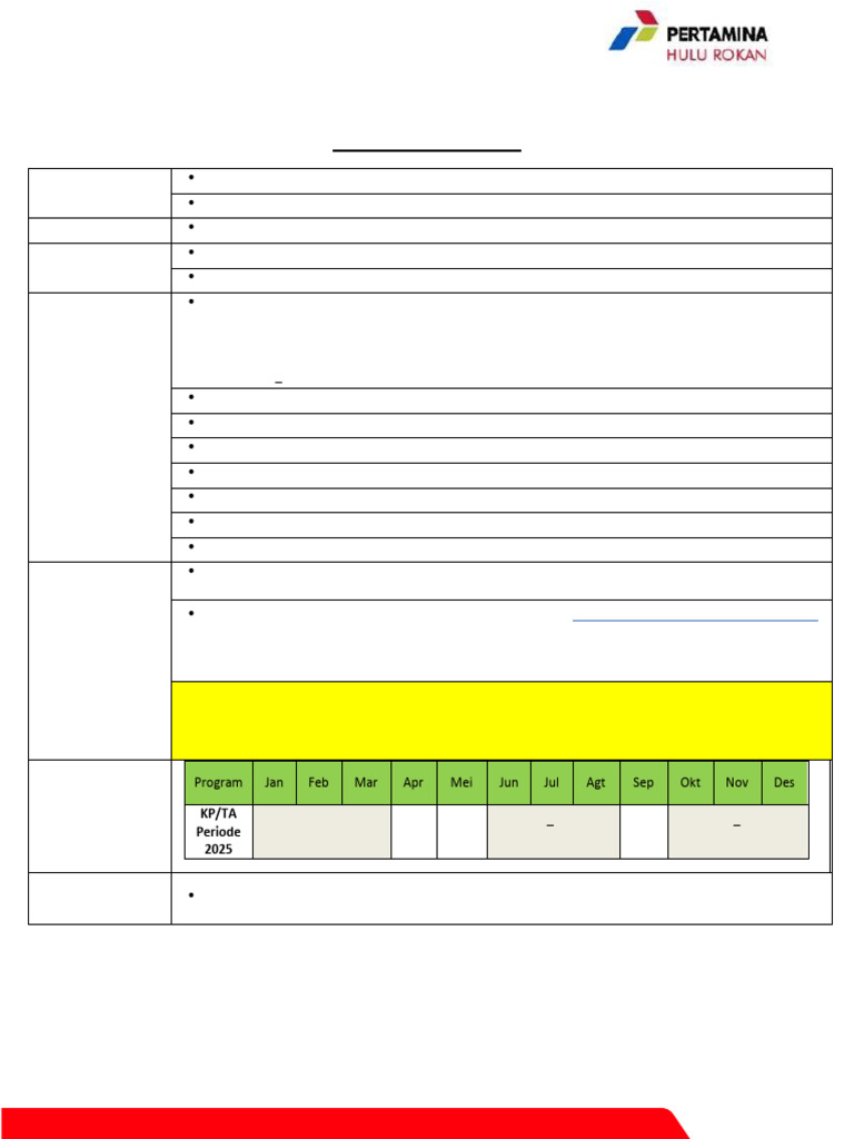 Persyaratan Program KPTA 2025 1 | PDF | Karier & Perkembangan | Pengelolaan Keuangan & Uang