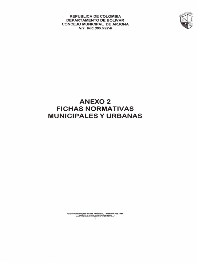 Anexo 2 Fichas Normativas | PDF