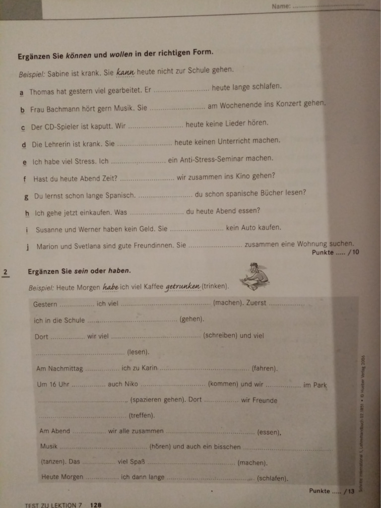 Modalverben Und Perfekt | PDF