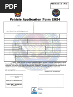 Resident Vehicle Sticker - Rfid Application Form 2023 Original | PDF ...
