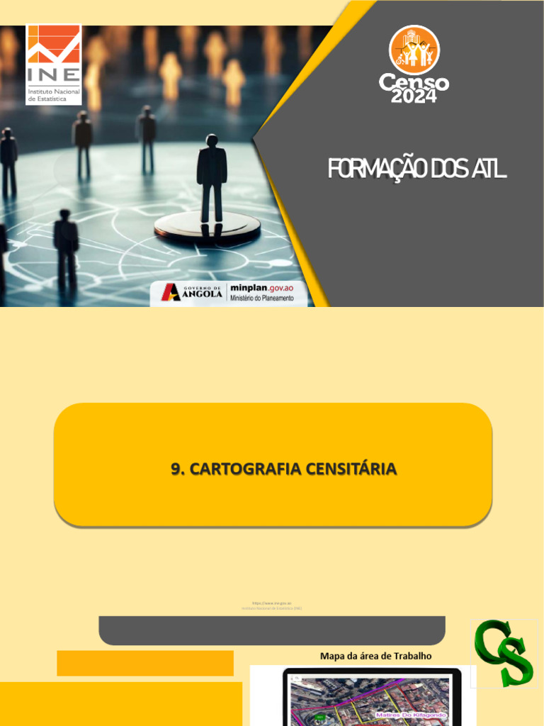 9 - Formação Dos ATL - Cartografia Censitaria | PDF | Mapa