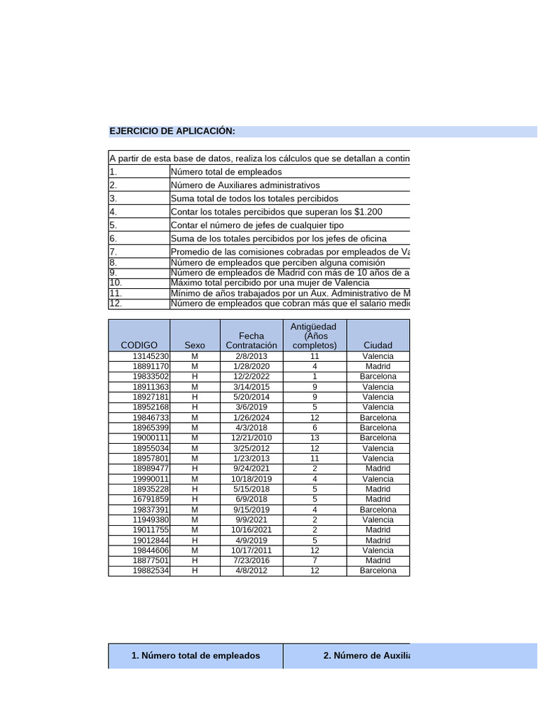TAREA PRÁCTICA 1- APLICACION FORMULAS | PDF
