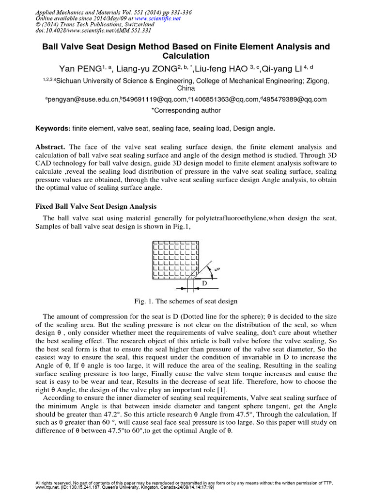 (Applied Mechanics and Materials 2014-May Vol. 551) Peng, Yan - Zong ...