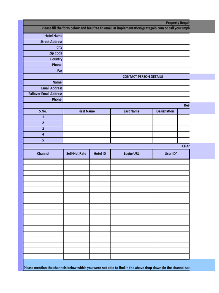 RezGain-PRS Form | PDF