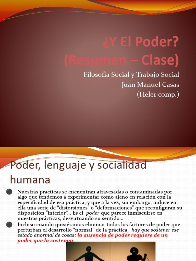 Y El Poder | PDF | Verdad | Michel Foucault