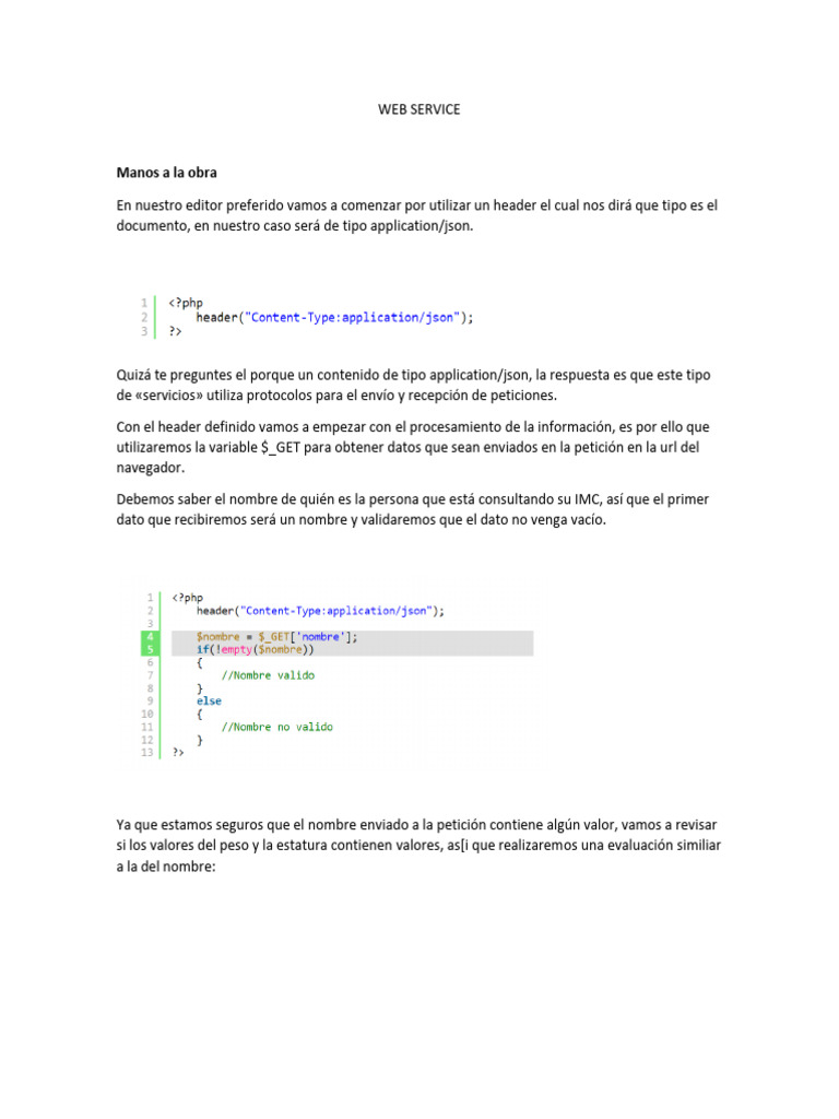 Web Service-Ejemplo | PDF
