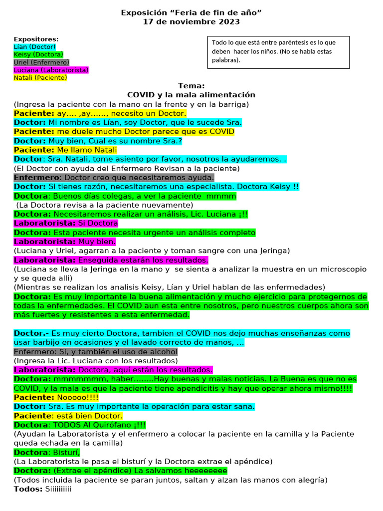 Doctora Keisy en la Feria de Salud | PDF