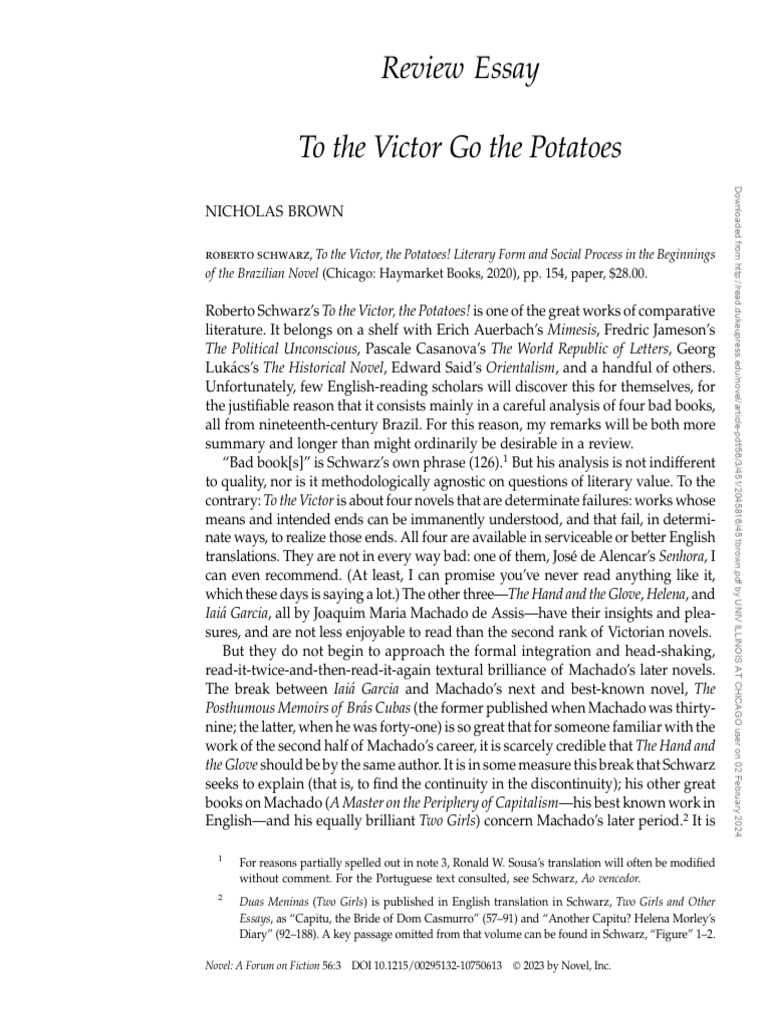 ToTheVictor 1 | PDF | Romanticism | Capitalism