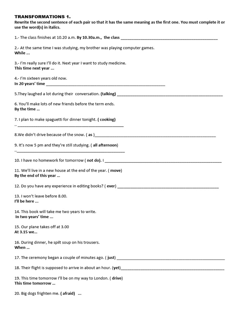Transformations | PDF