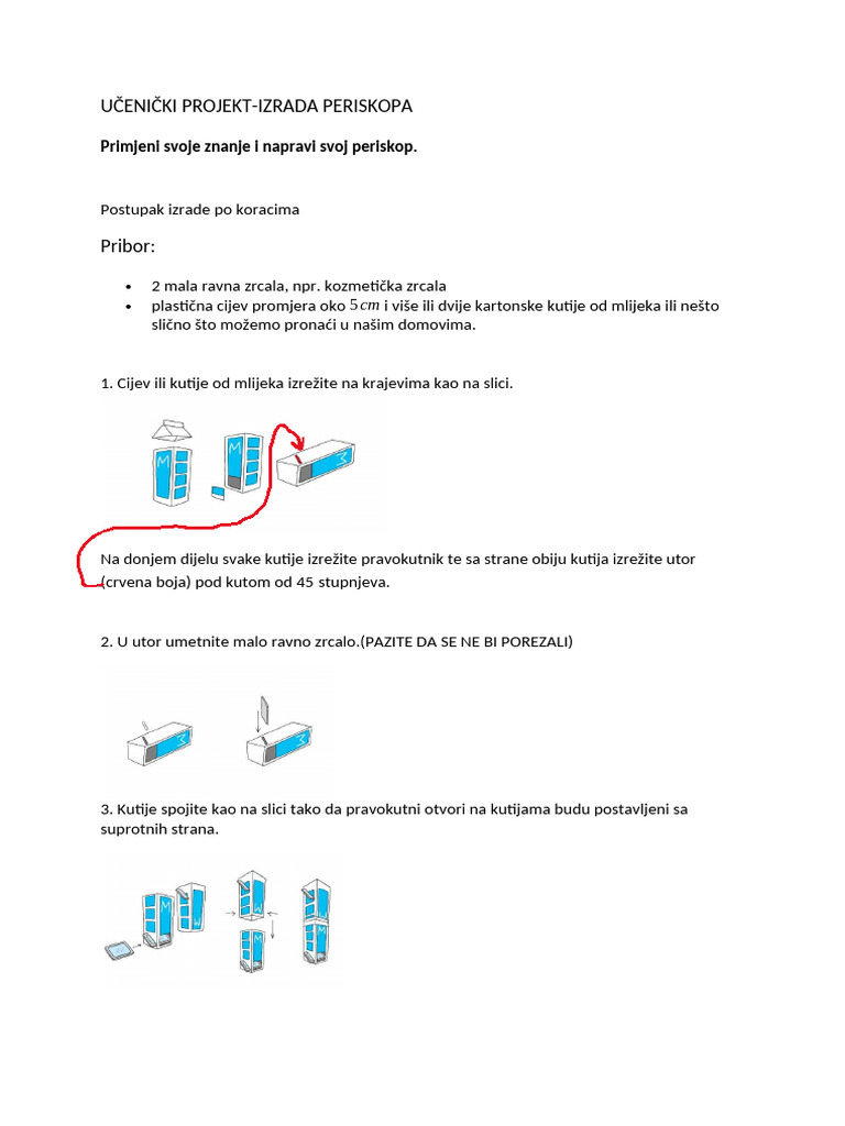 Projekt-Periskop - (2. Polugodiste) | PDF