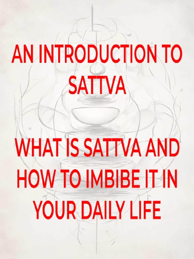 Cultivate Sattva: A Balanced Life | PDF | Bhagavad Gita