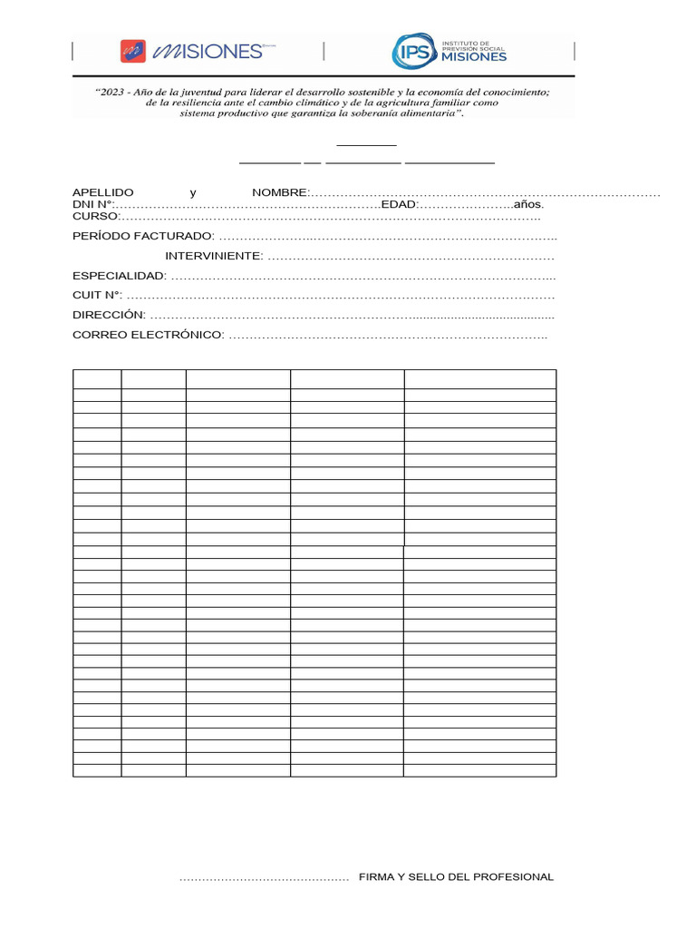 ANEXO VI Y VII (1) Asistencia | PDF