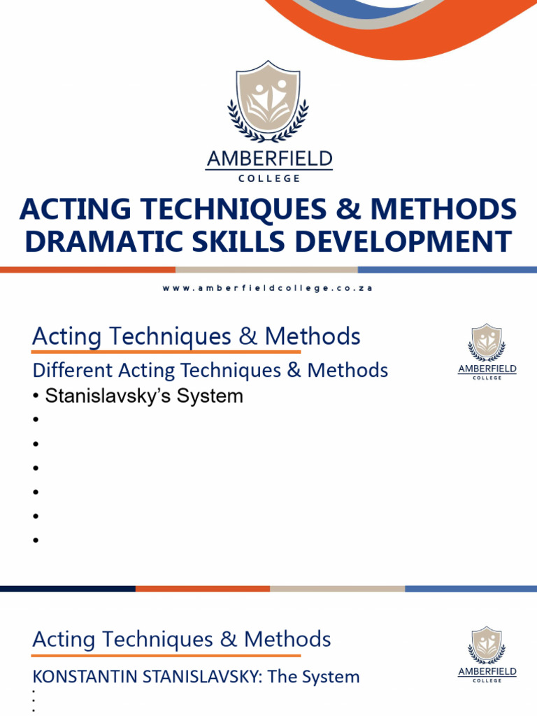 Key Acting Techniques Explained | PDF | Psychology | Acting