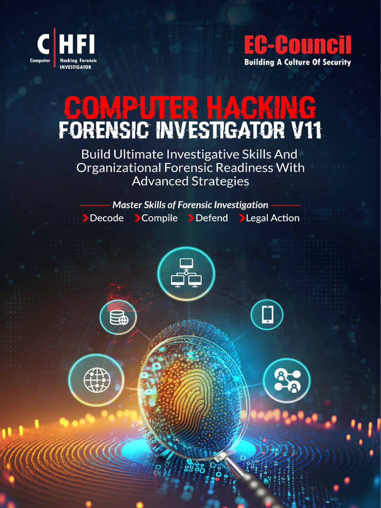 CHFI Brochure | PDF | Computer Forensics | Digital Forensics