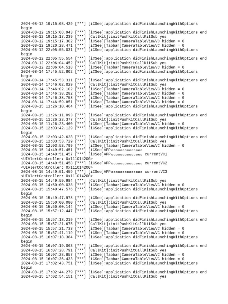 App Debug Log | PDF