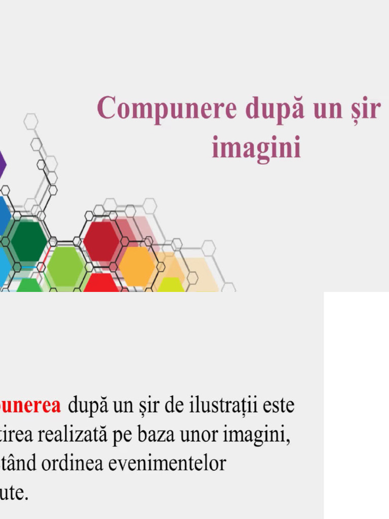 Презентация compunere | PDF