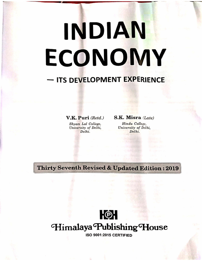 Ind Eco Mishra Puri | PDF
