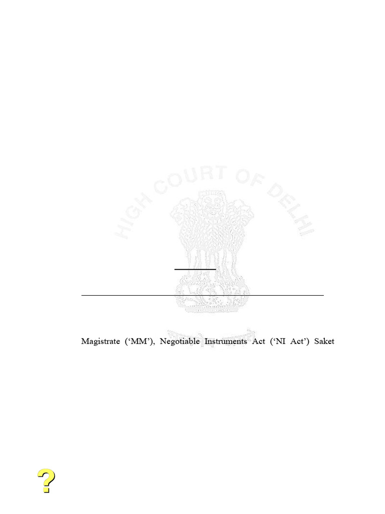 Jeevesh Sabharwal v. Aruna Gupta Crl. M.C. 2385 of 2022, Del HC para 2,6,8,11,18 & 26. | PDF ...