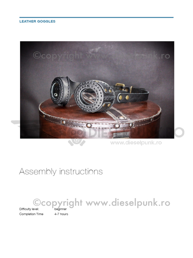 Goggles Assembly Instructions | PDF