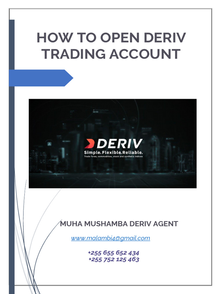 Deriv Account Setup Guide | PDF | Password