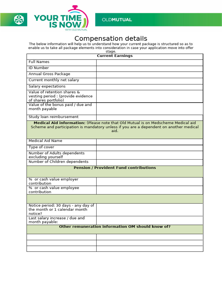 Compensation Details | PDF | Finance & Money Management