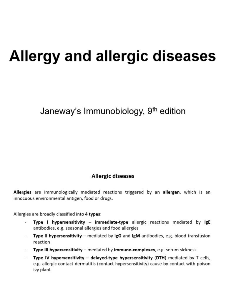 Allergy and Allergic Diseases | PDF | Allergy | Antibody
