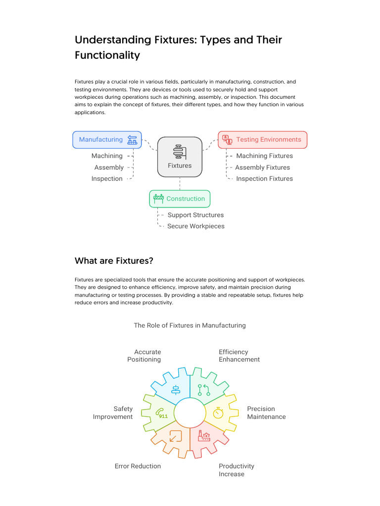 Understanding Fixtures_ Types and Their Functionality | PDF | Machining ...