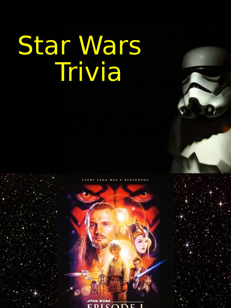 Star Wars Trivia Challenge | PDF | Darth Vader | Skywalker Family