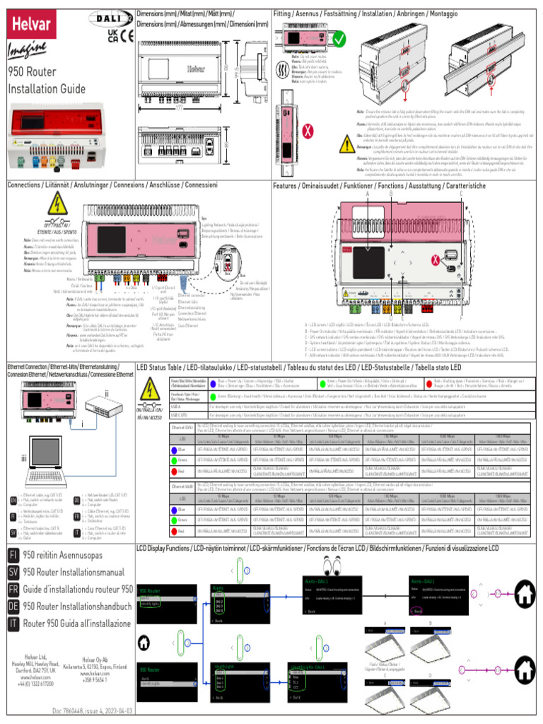 950 Installation en | PDF